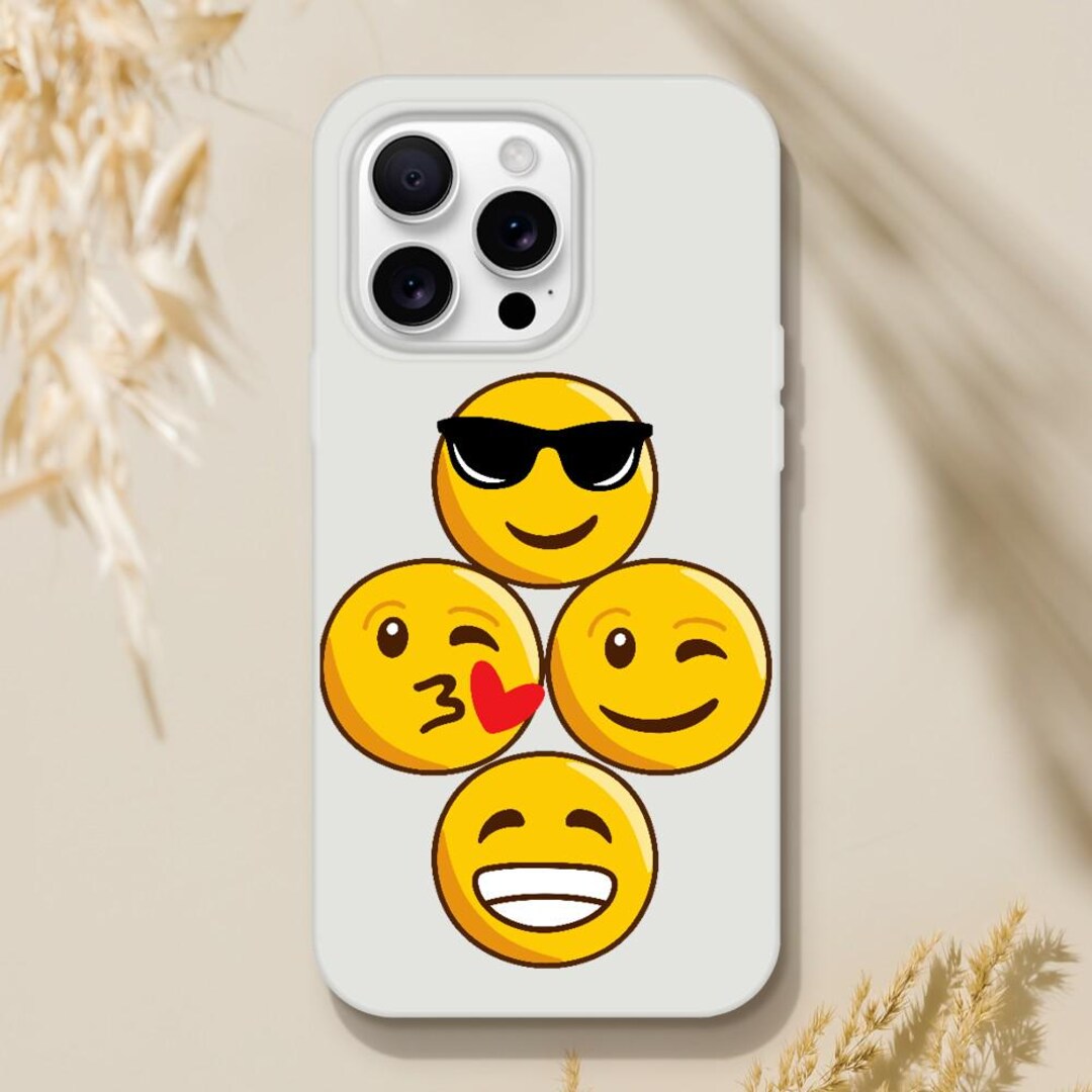 Cheeky Emoji Flexi Phone Case - Etsy