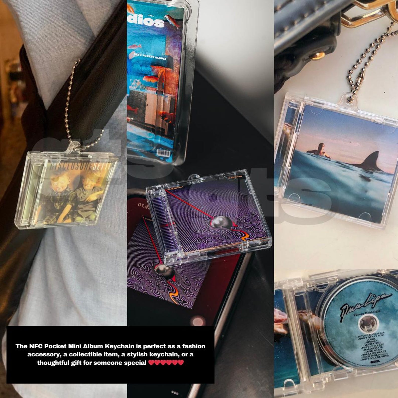 Custom Pocket Album CD With NFC Keychain Your Favorite Album/playlist ...