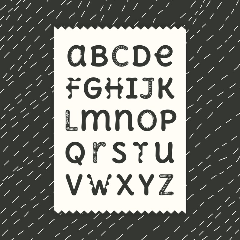 WILD ALPHABET PRINTABLE, Animal Alphabet Poster, Alphabet Poster ...