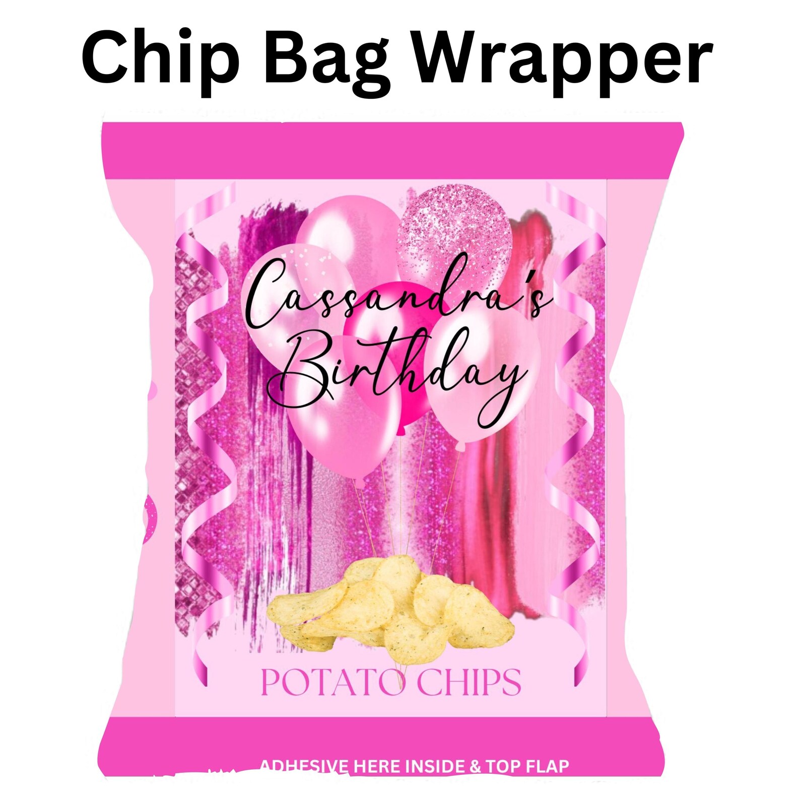 Pink Birthday Invitation Bundle | Pink Glam Birthday Invitation Bundle ...