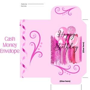 Pink Birthday Invitation Bundle | Pink Glam Birthday Invitation Bundle ...
