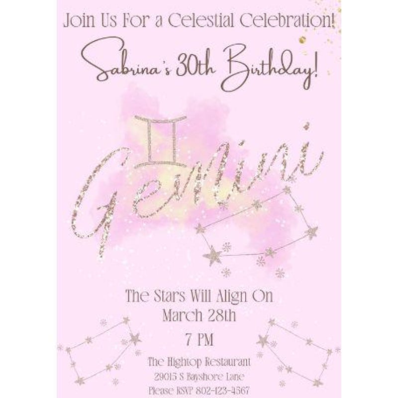 Gemini Birthday - Etsy