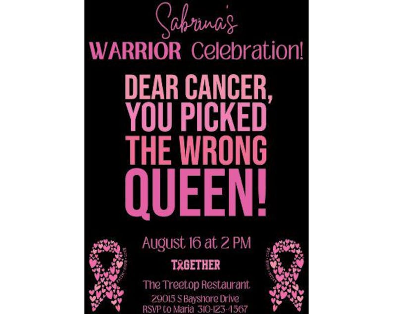 Breast Cancer Party Invitation | Breast Cancer Survivor Party Invitation | Breast Cancer Invite ...