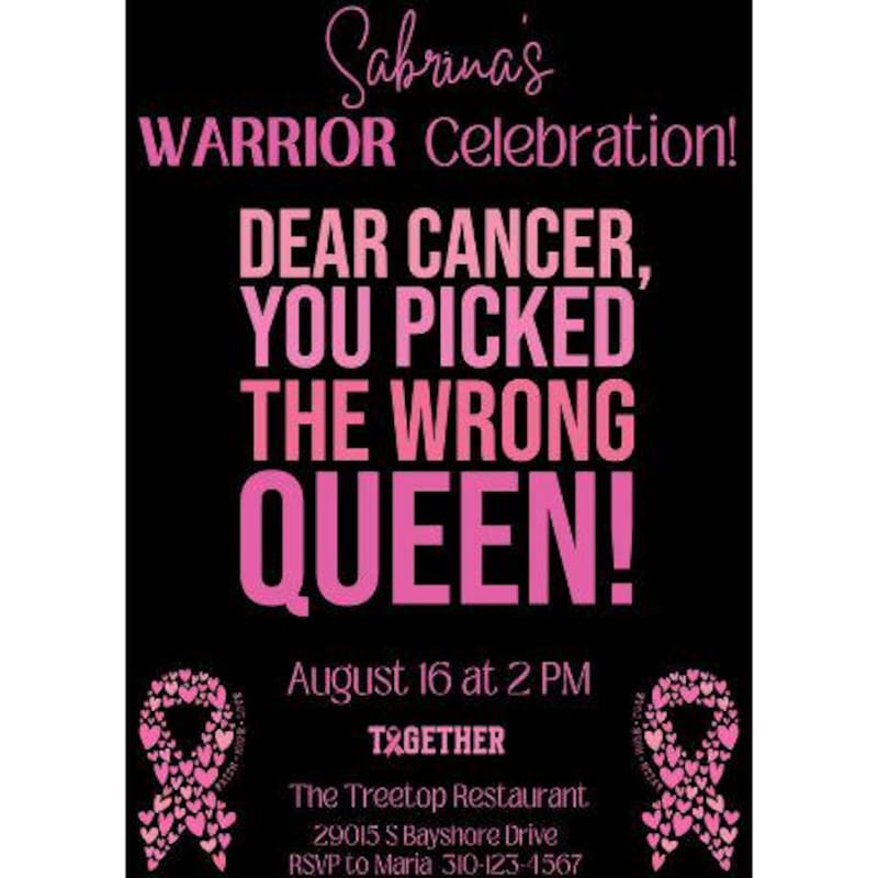 Cancer Free Party - Etsy