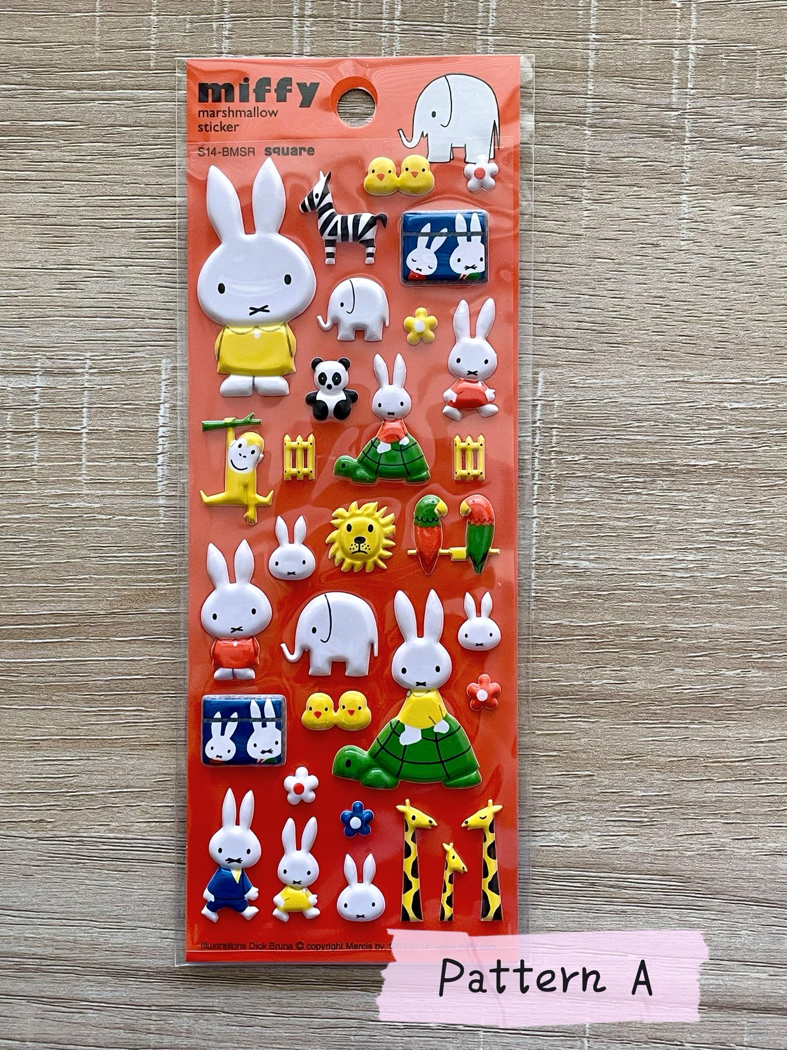 Japan Miffy Stickers Miffy Puffy Sticker 3D Sticker Miffy Sticker UK SELLER 8 Patterns Nijntje ...