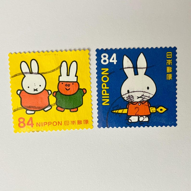 With Stock Card Japan Used Miffy Stamp Set 2019 G227 Japan Miffy Stamp ...