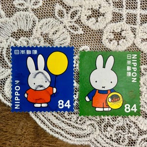 With Stock Card Japan Used Miffy Stamp Set 2024 G227 Japan Miffy Stamp ...