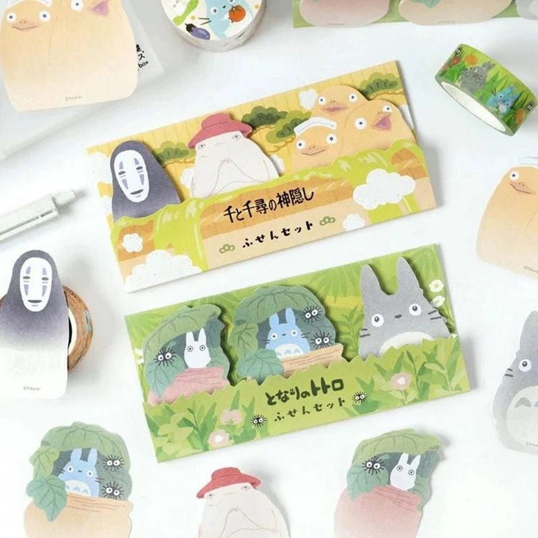 Made in Japan Ghibli Studio My Neighbor Totoro Sticky Memo Note Pad and ...