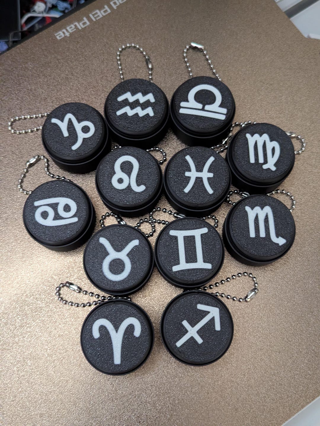 Zodiac Sign Fidget Keyboard Switch Clickers – 3D Printed Astrological ...