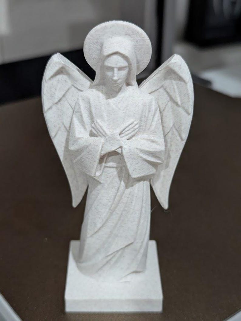 Chestnut Marble Spiritual Statue – 3D Printed Figures of Faith - Etsy
