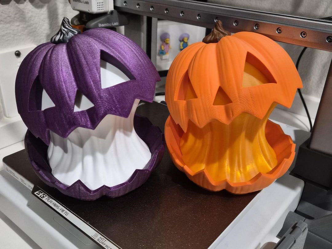 Chompkin and Glowguts, the Haunted Pumpkins – 3D Printed Halloween ...