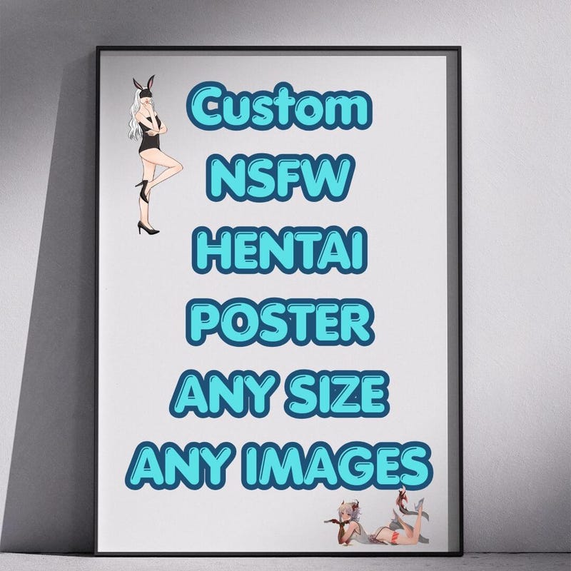 Nsfw Anime Poster Etsy
