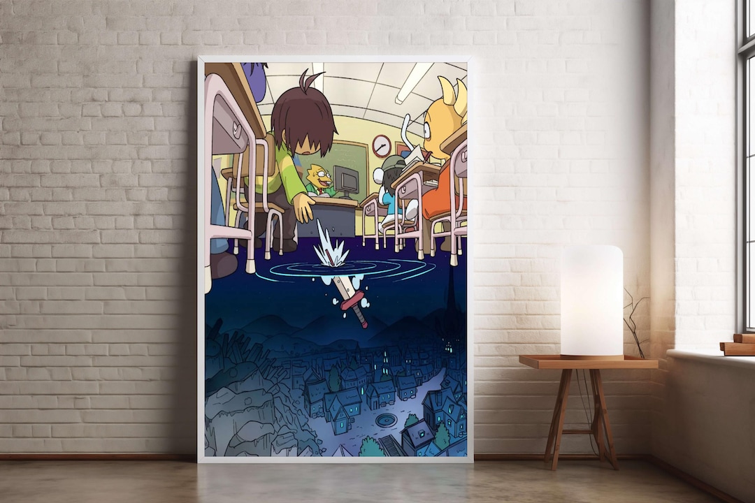 Deltarune Chapter Wall Print, Kris Poster, Susie Wall Art Decor, Ralsei ...
