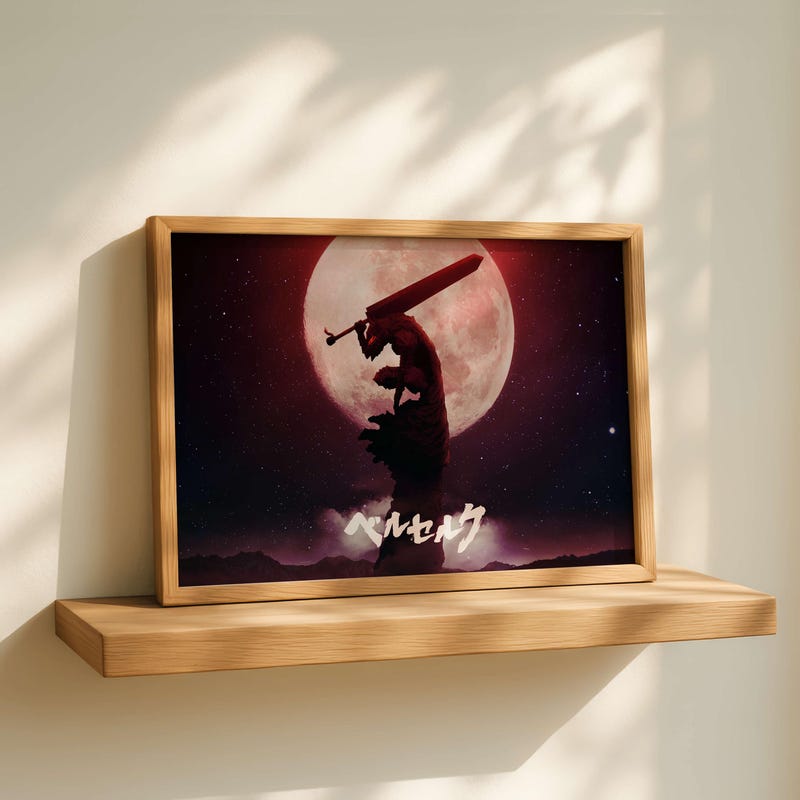 Berserk Manga Panel Guts - Etsy