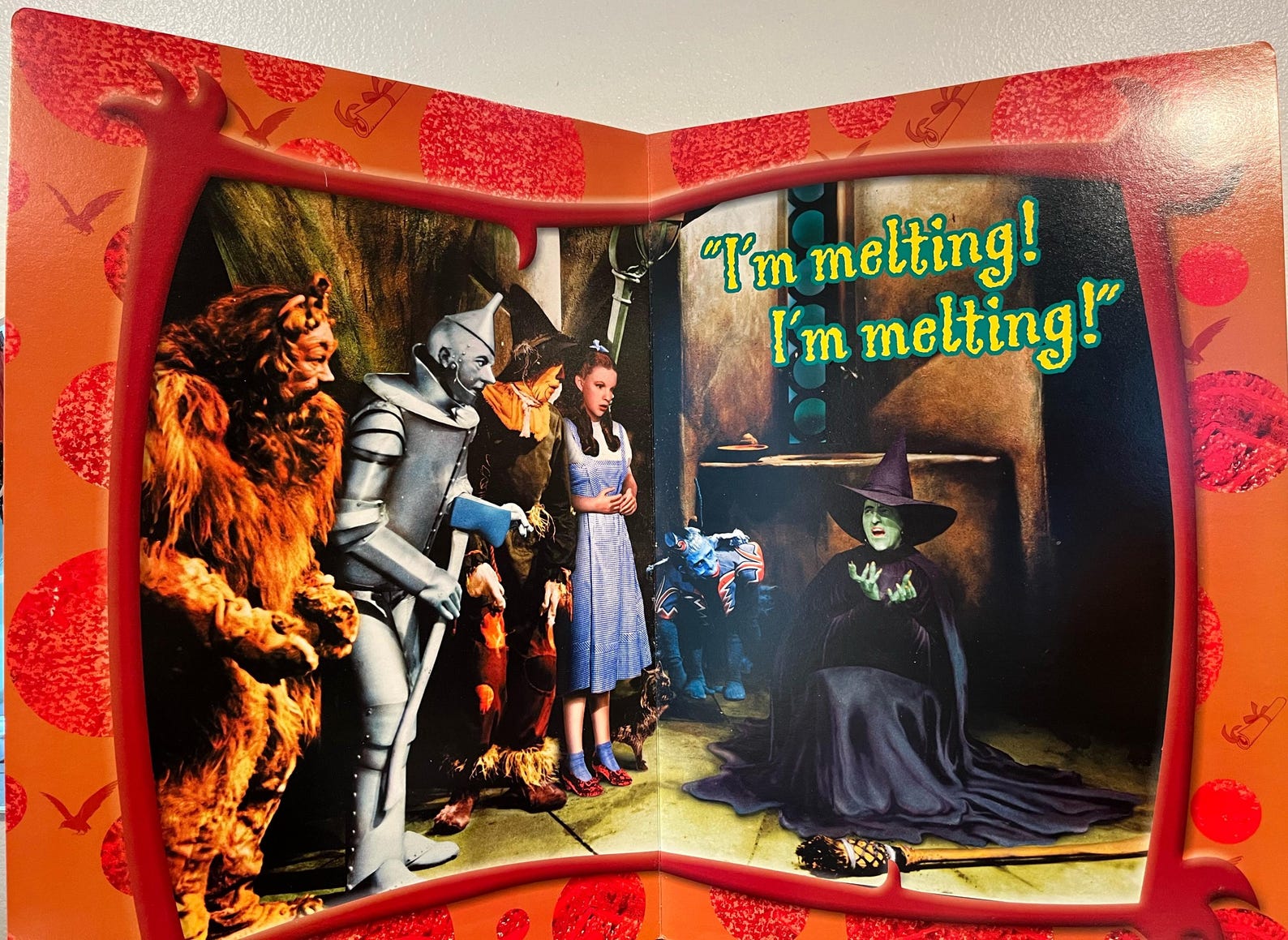 Rare Giant Size Warner Bros Wizard of OZ Storybook, Vintage 2000 ...