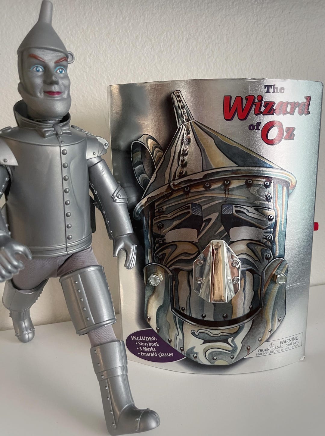 Rare 1998 Wizard of OZ Storybook and Masks Set, Vintage Wizard of OZ ...