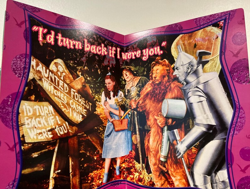 Rare Giant Size Warner Bros Wizard of OZ Storybook, Vintage 2000 ...