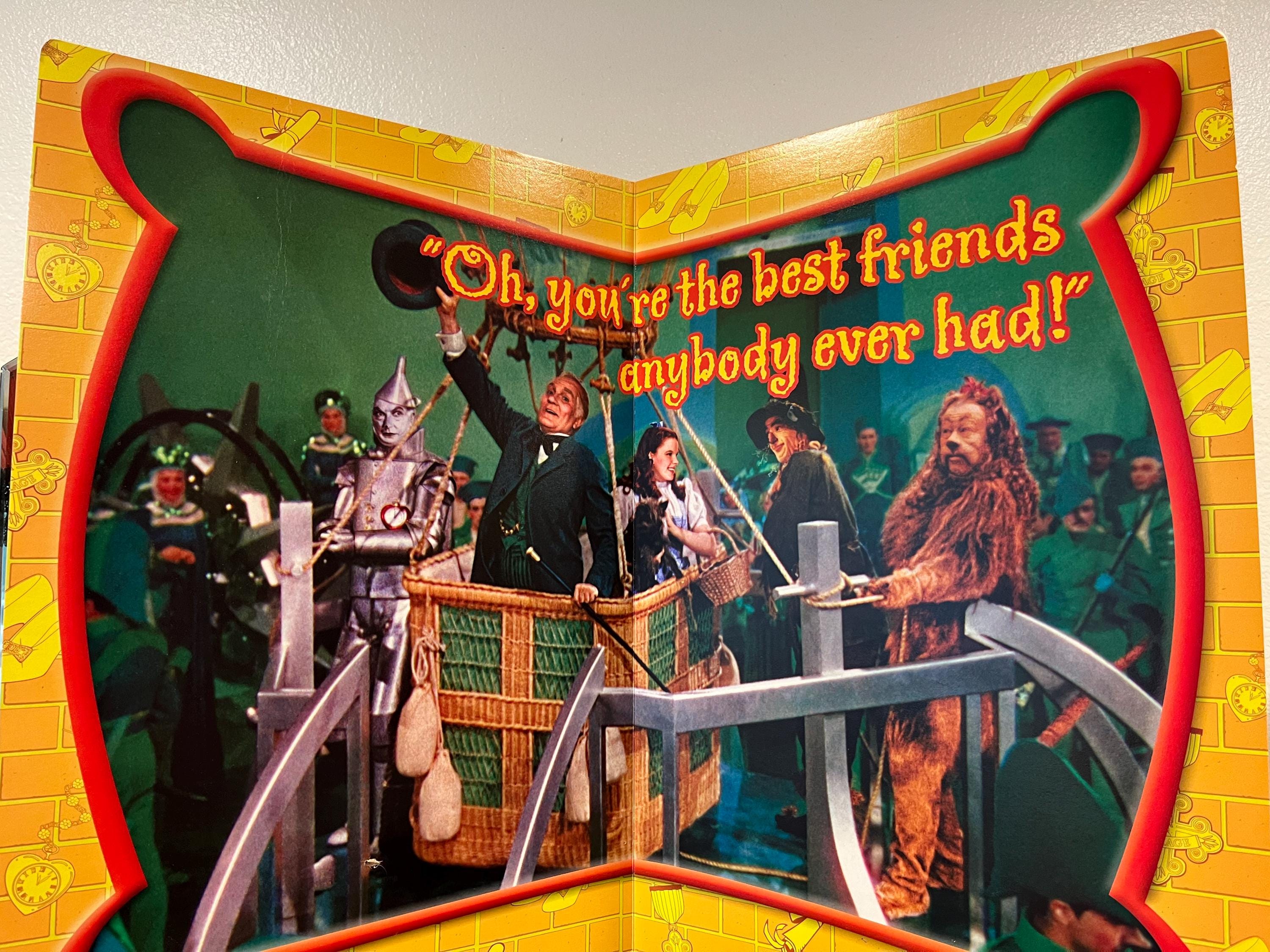 Rare Giant Size Warner Bros Wizard of OZ Storybook, Vintage 2000 ...