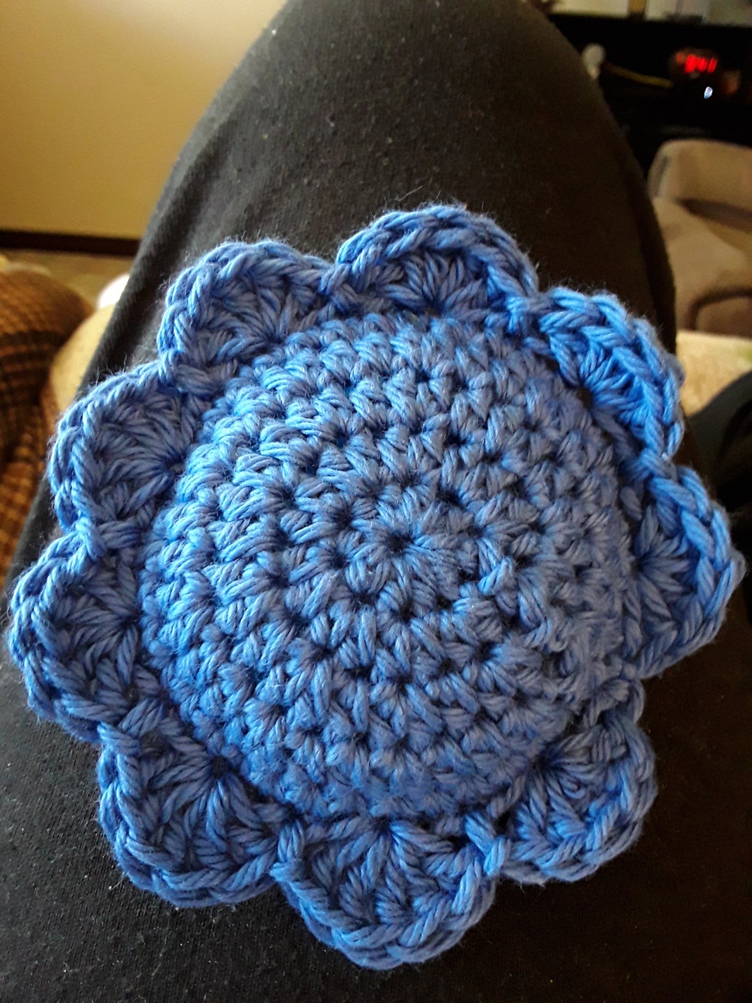 Crochet Flower Shaped Scrubber - Etsy