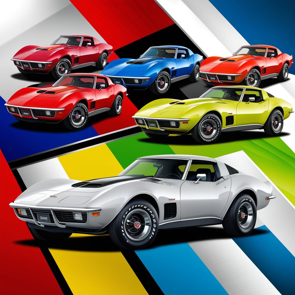 CORVETTE T-shirt Design Bundle 4 PNG Files Custom Apparel and DIY ...