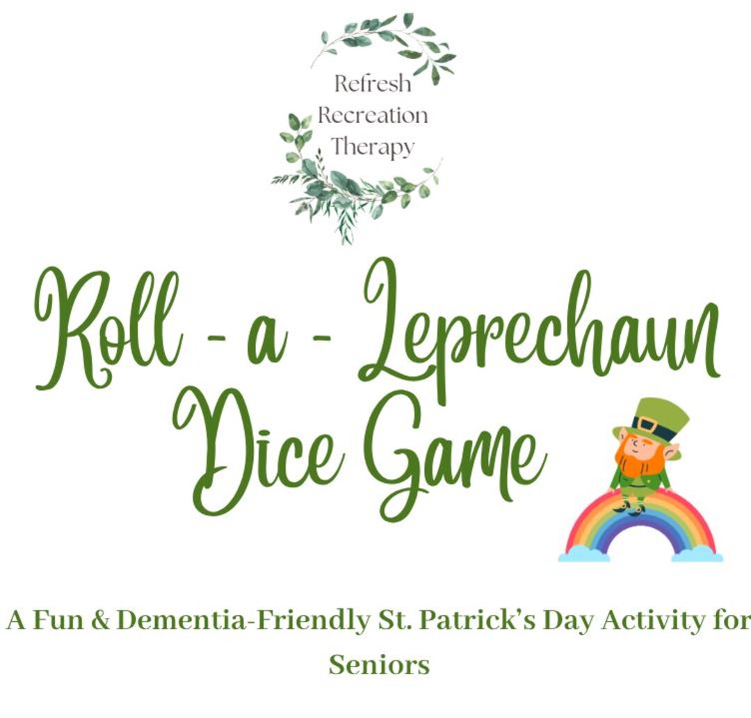 Roll-a-leprechaun Dice Game - Etsy