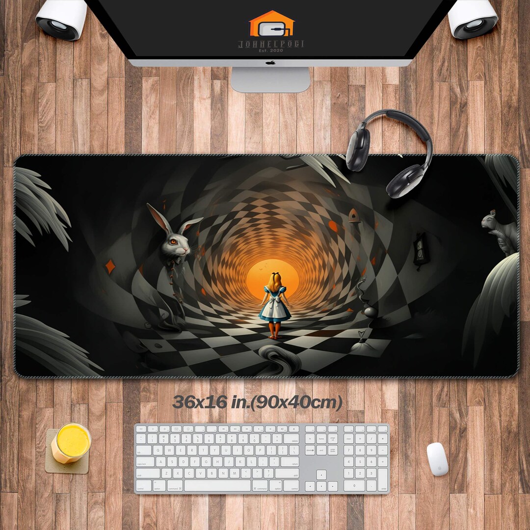Alice in Wonderland Characters Mouse Pad, Alice and Wonderland Cute ...
