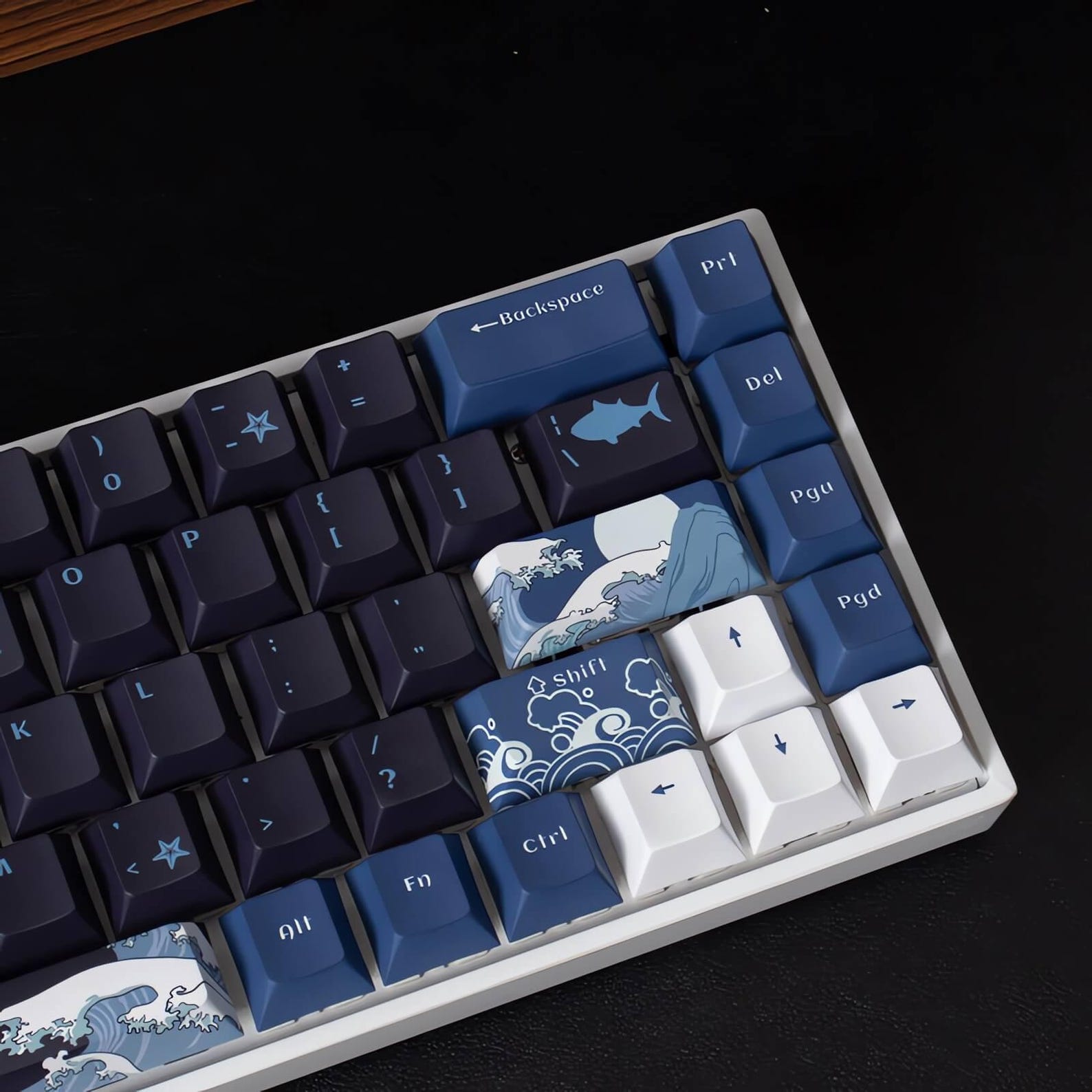 78 Pcs Greatwave Gaming Keycap Set, Cherry Profile, Artisan Keycaps for ...