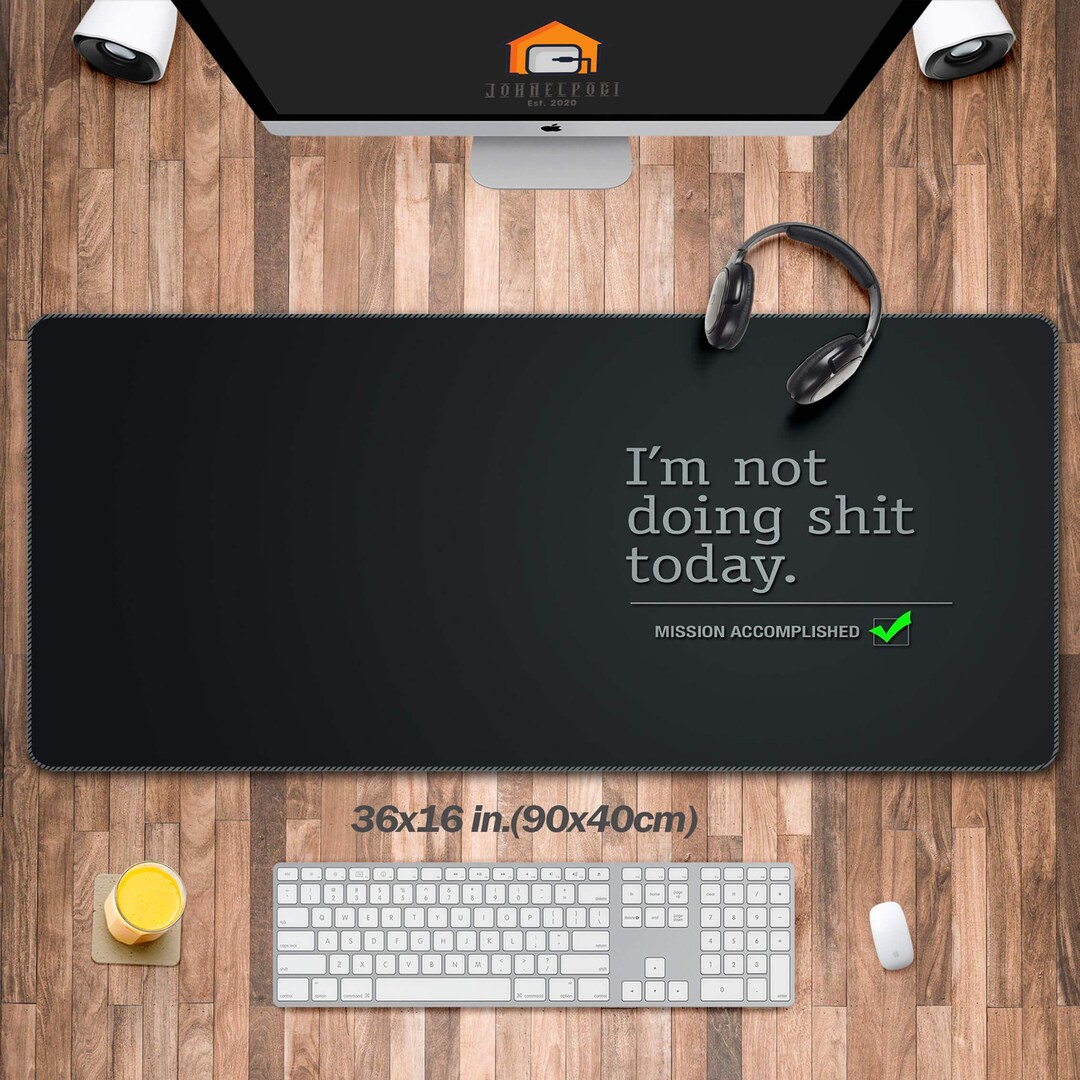 Mission Inspirational Quotes Desk Pad Extended, Motivational Quotes ...