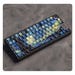 130 Pcs Starry Night Design Keycap Set, Side Carving, Cherry Profile ...