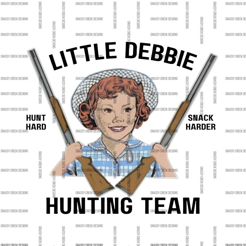 Little Debbie Hunting Team Sublimation PNG File - Etsy