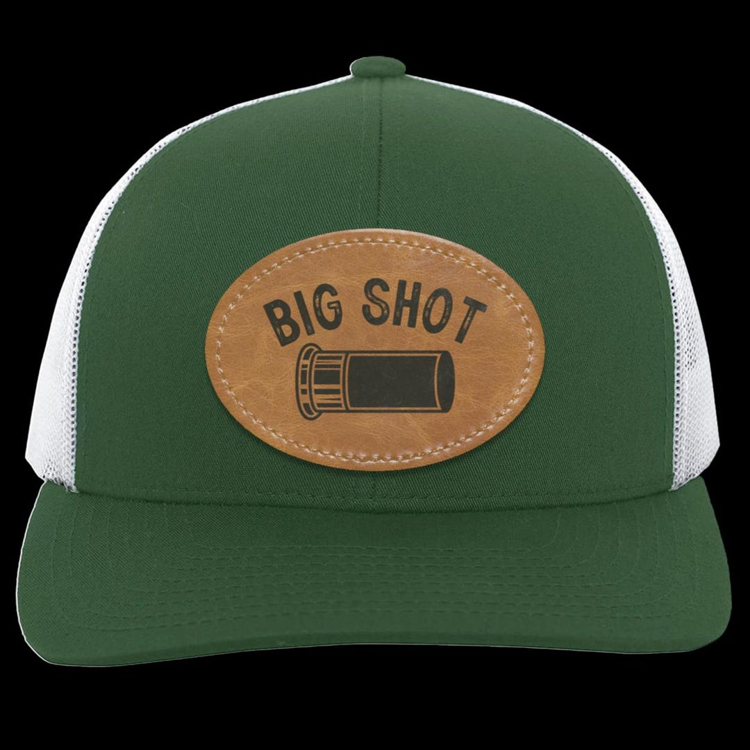 Big Shot Shotgun Shell Men's Mesh Trucker Snap-back Hat - Etsy