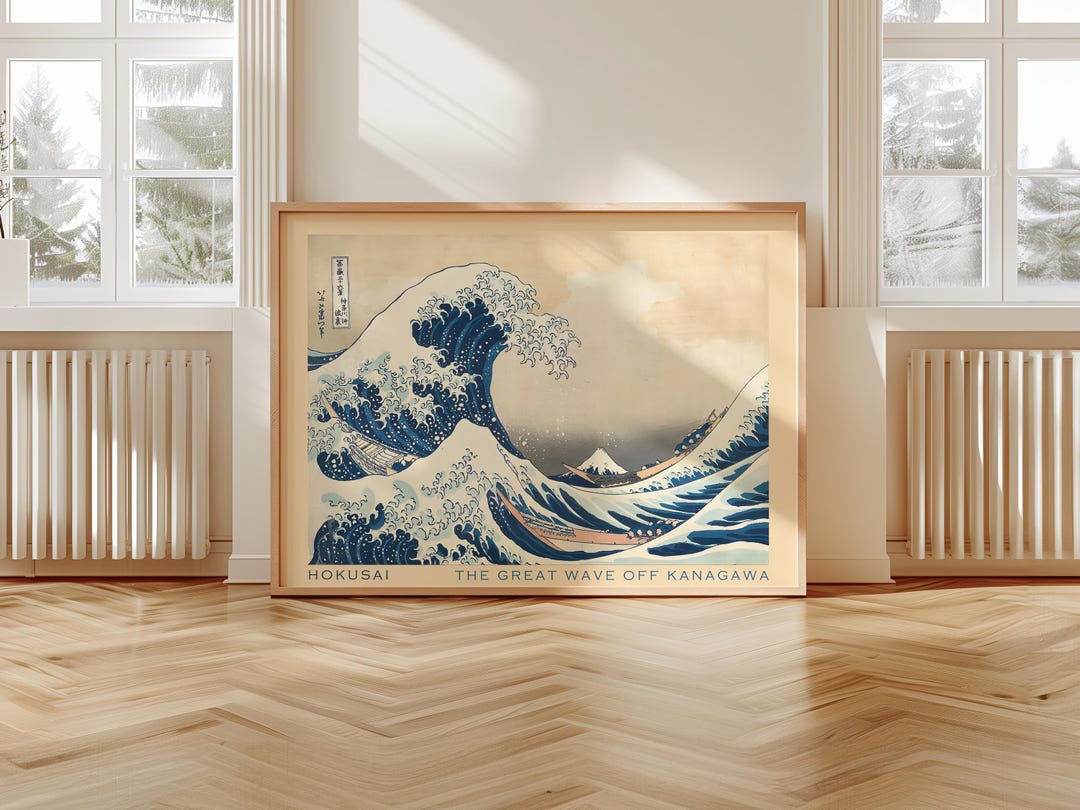 Hokusai Wave, the Great Wave off Kanagawa, Hokusai Print, the Great ...
