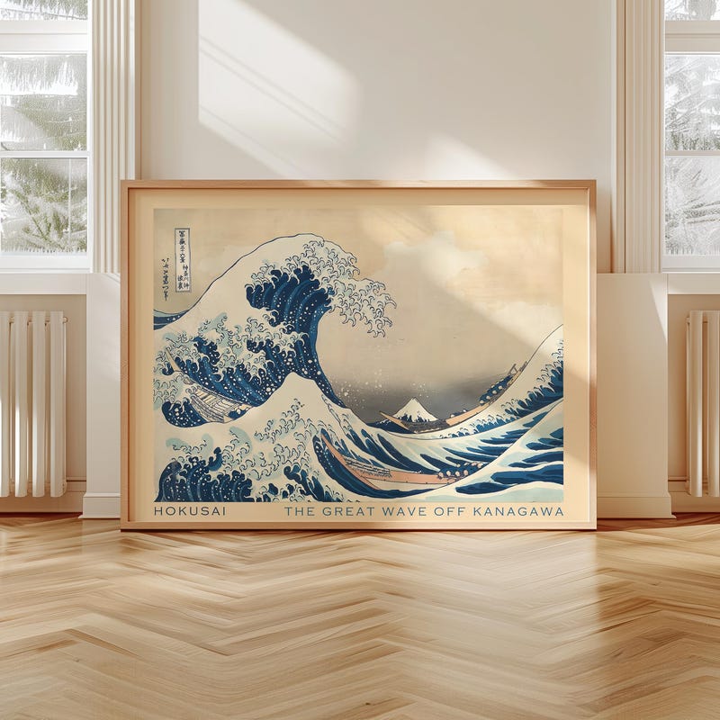 Original Hokusai Art - Etsy