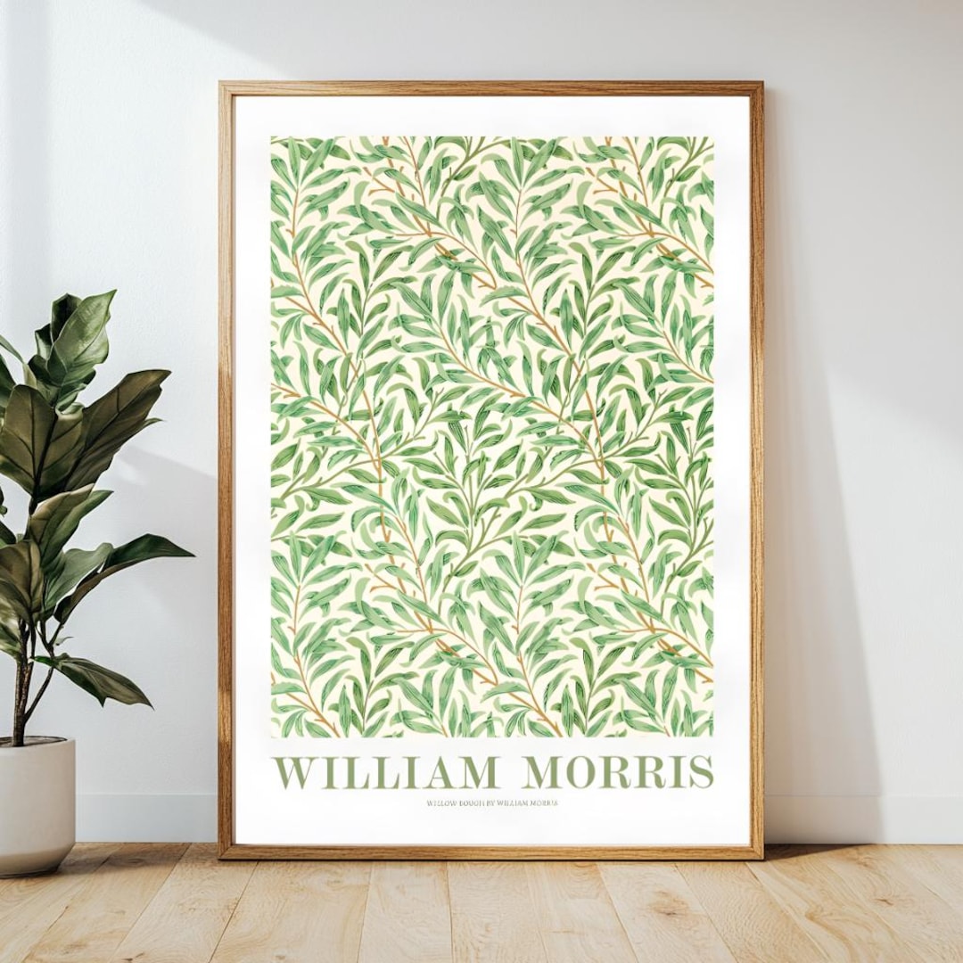 William Morris Print, William Moris Poster, Willow Bough, William Moris ...