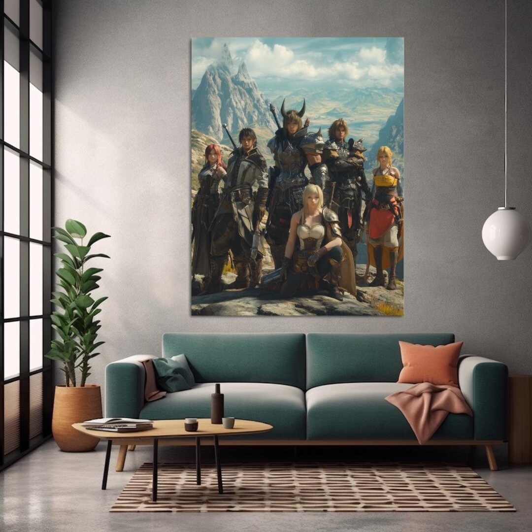 FFXIV Wall Art, FFXIV Digital Prints, FFXIV Poster, Wall Art, Fantasy ...