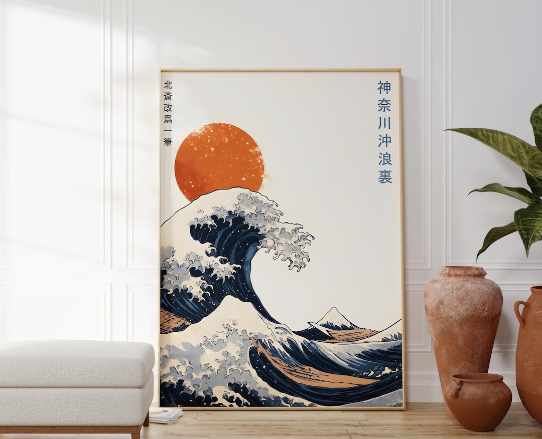 The Great Wave off Kanagawa, Hokusai Wave, the Great Wave Poster ...