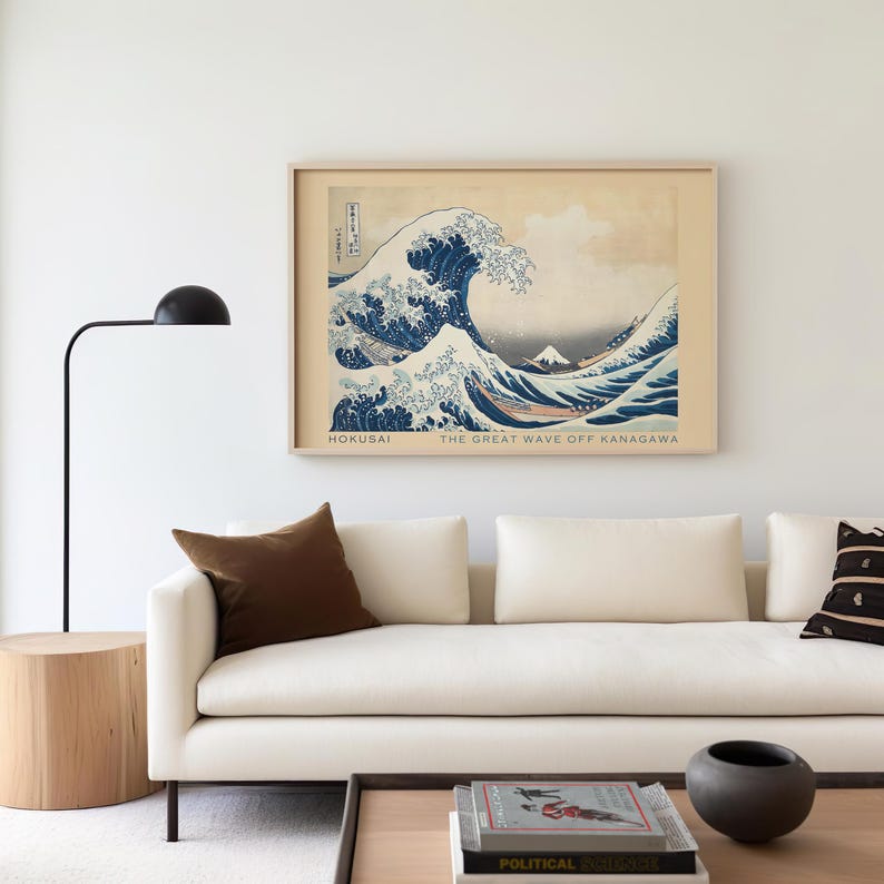 Hokusai Wave, the Great Wave off Kanagawa, Hokusai Print, the Great ...
