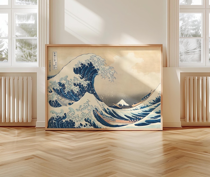 Hokusai Wave, the Great Wave off Kanagawa, Hokusai Print, the Great ...