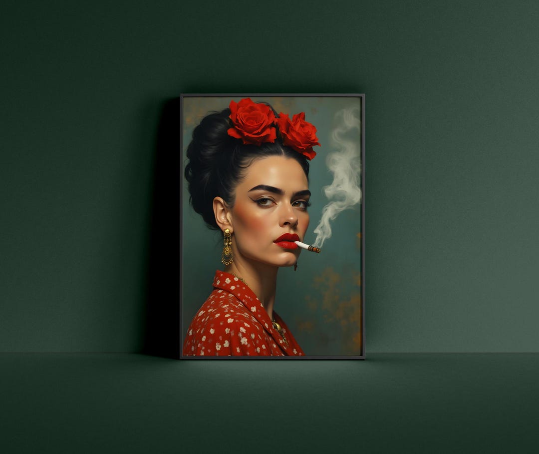 Frida Kahlo, Frida Kahlo Print, Mexican Art, Frida Kahlo Poster, Frida ...
