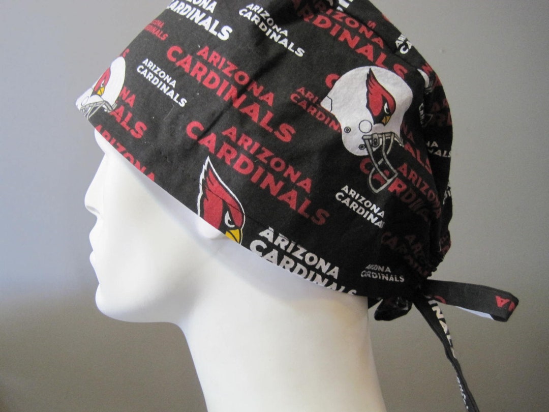 Scrub Cap/arizona Cardnials Tie Back Scrub Cap - Etsy