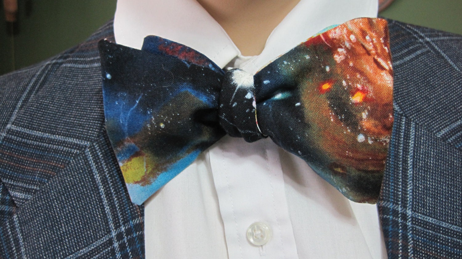 Space Nebula Bow Tie | Etsy