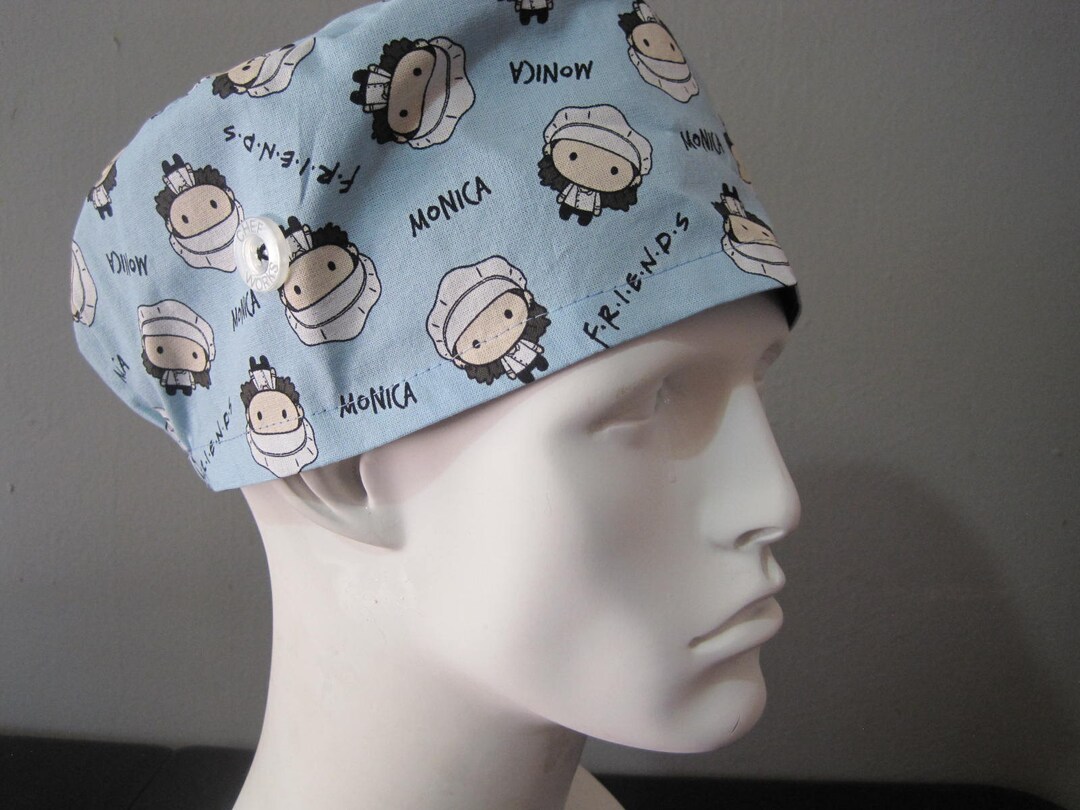 Scrub Cap/ Friends Monica - Etsy