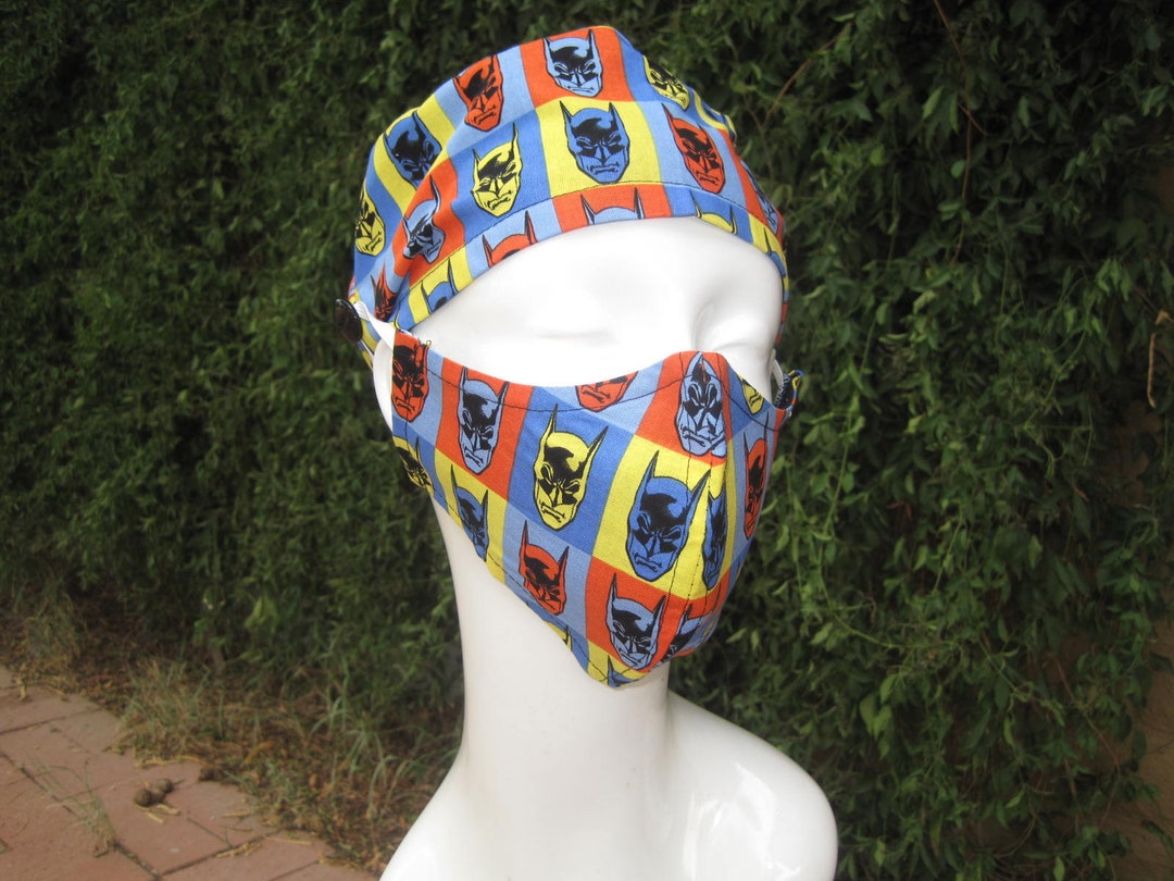 Scrub Cap/i Am Batman Scrub Cap and Face Mask - Etsy