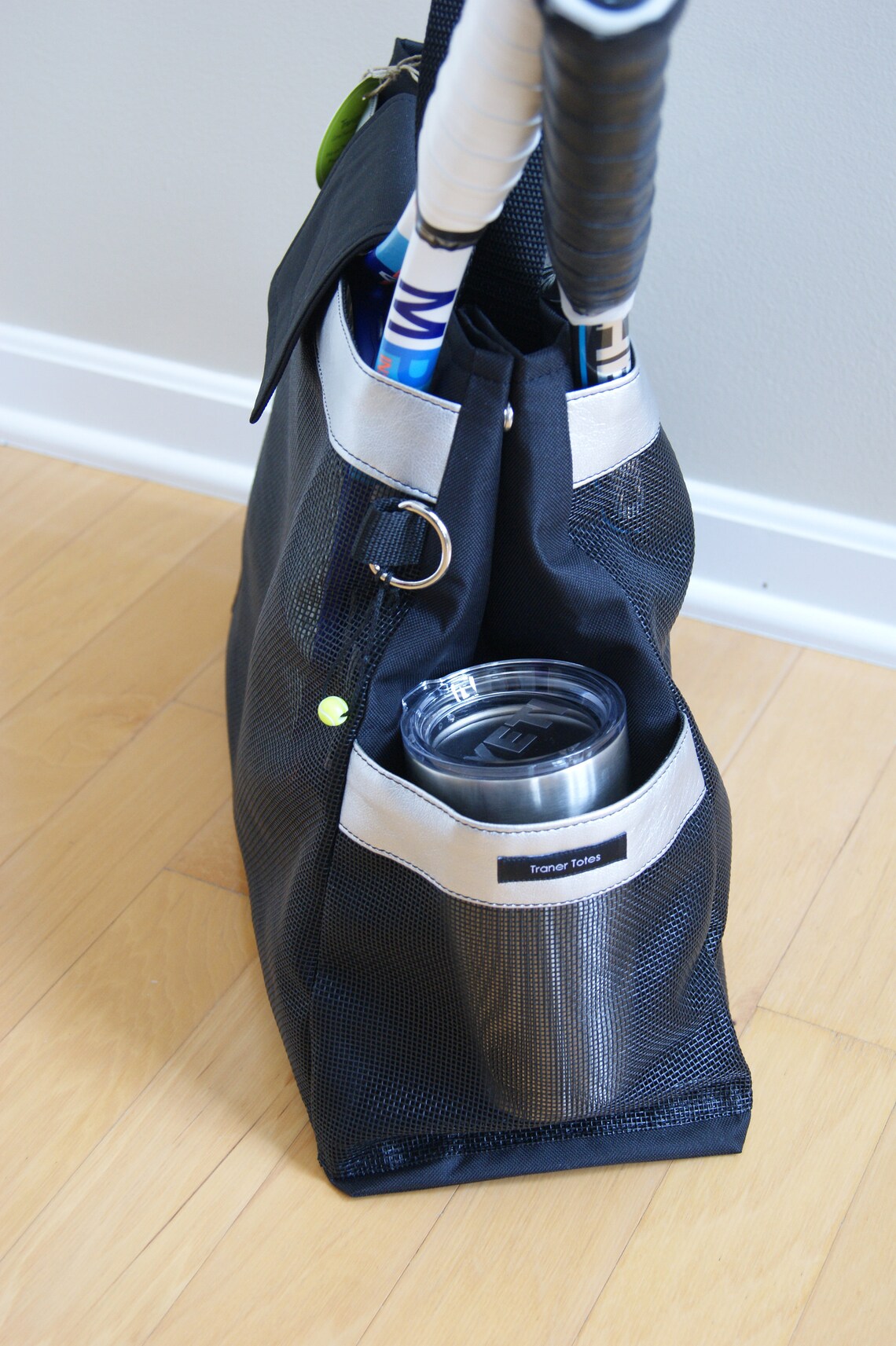 Tennis Bag With a Little Bling. small Accessory Bag-black - Etsy