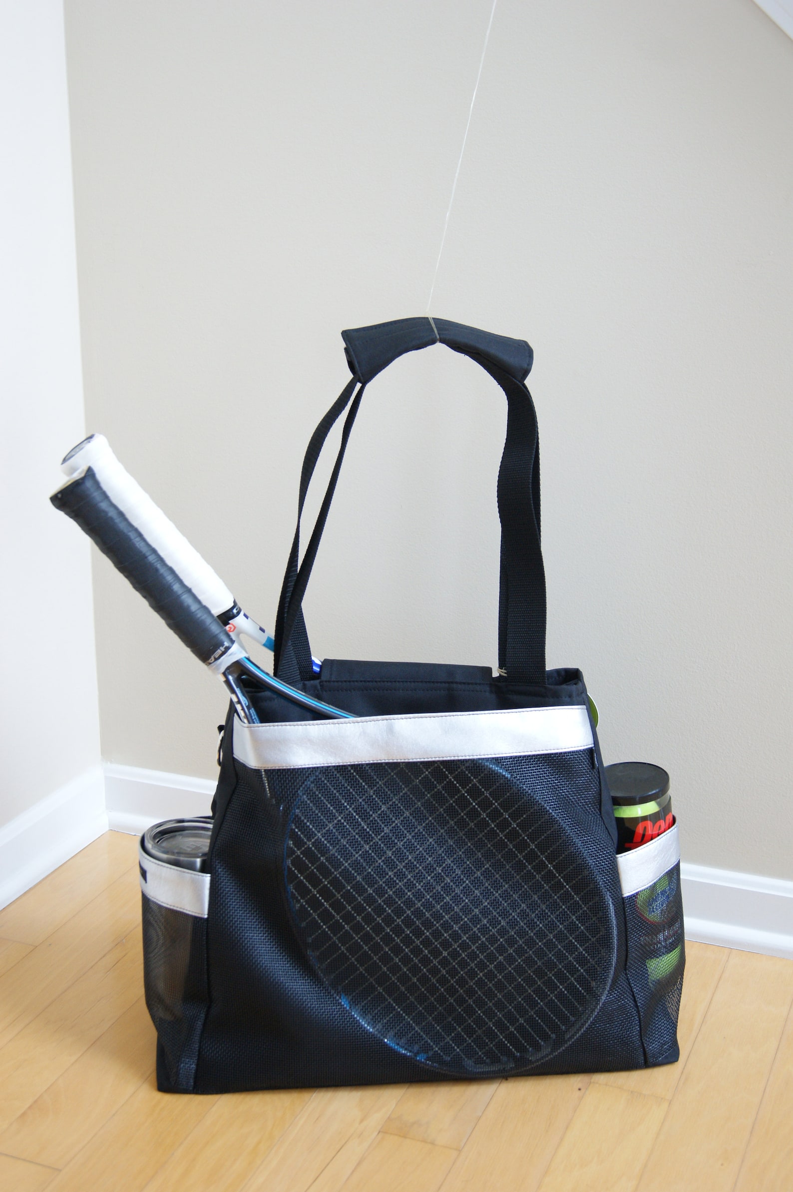 Tennis Bag With a Little Bling. small Accessory Bag-black - Etsy