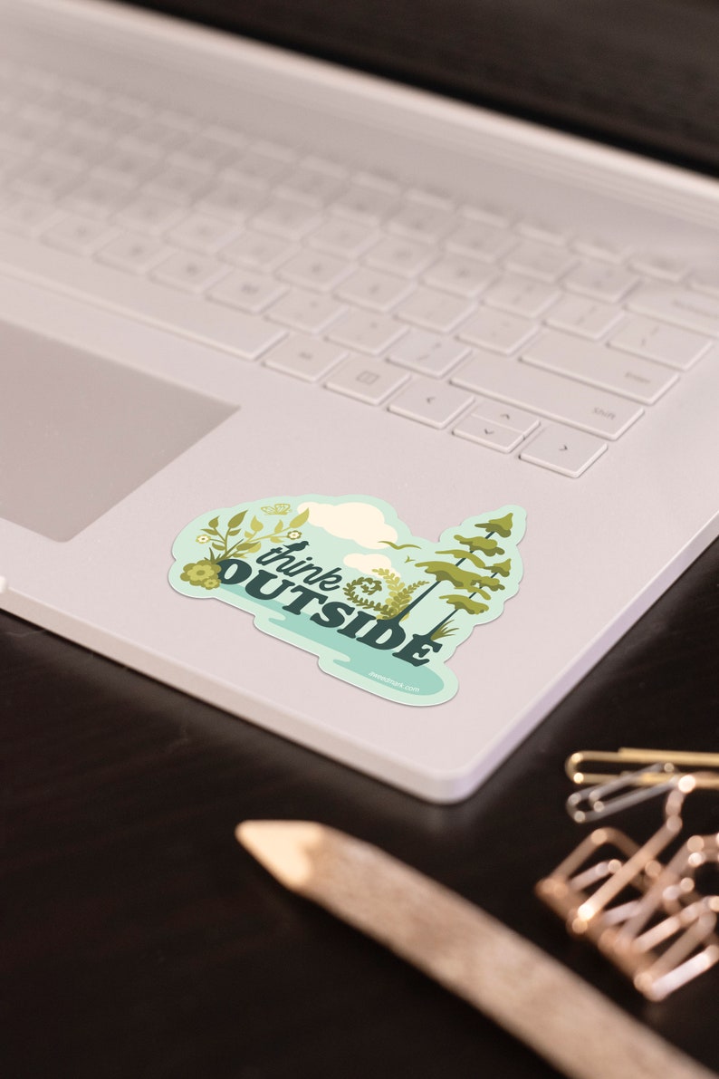 Outside Sticker Nature Lover Car Sticker Outdoorsy Gift - Etsy