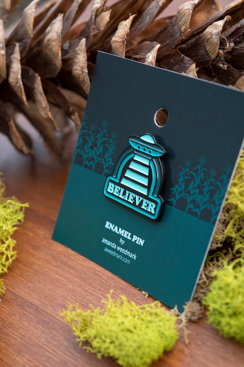 Space Pin Alien Enamel Pin UFO Soft Enamel Pin Paranormal | Etsy