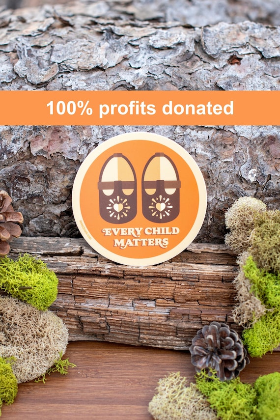 Baby Shoe Sticker Every Child Matters Activism Sticker - Etsy
