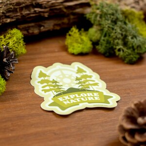Explorer Sticker, Hiking Adventure PNW Sticker, Nature Lover Sticker ...