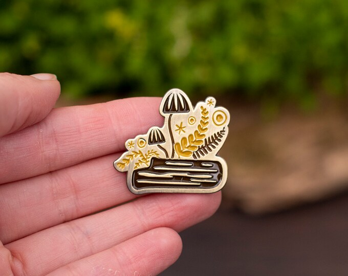 Mushroom Enamel Pin Mycology Gift for Fungi Lover Soft - Etsy